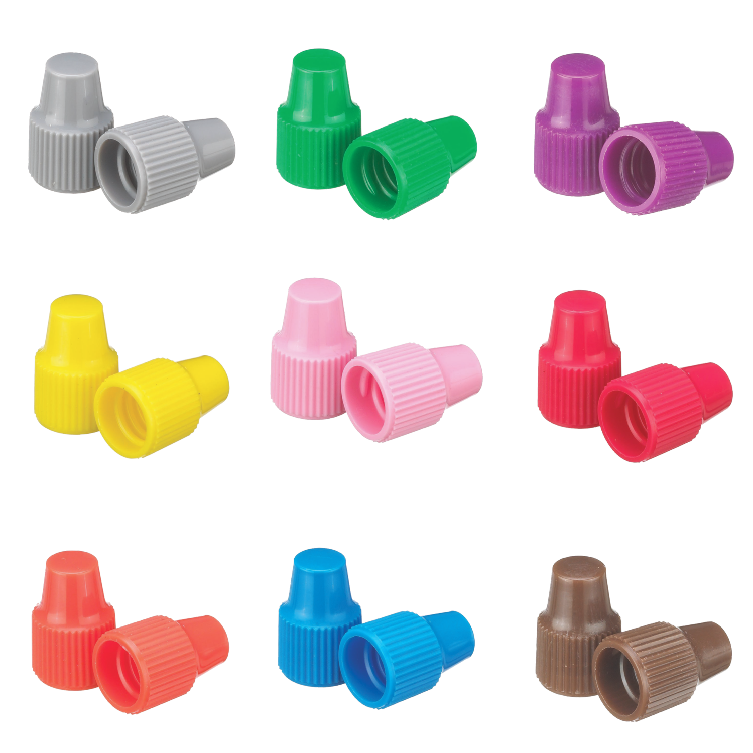 Bouchon de flacon compte-gouttes en polypropylene rose pour pointe de ...