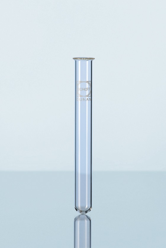 DURAN test tube with beaded rim, 30 x 200 mm, 100 ml packing of 50 ...